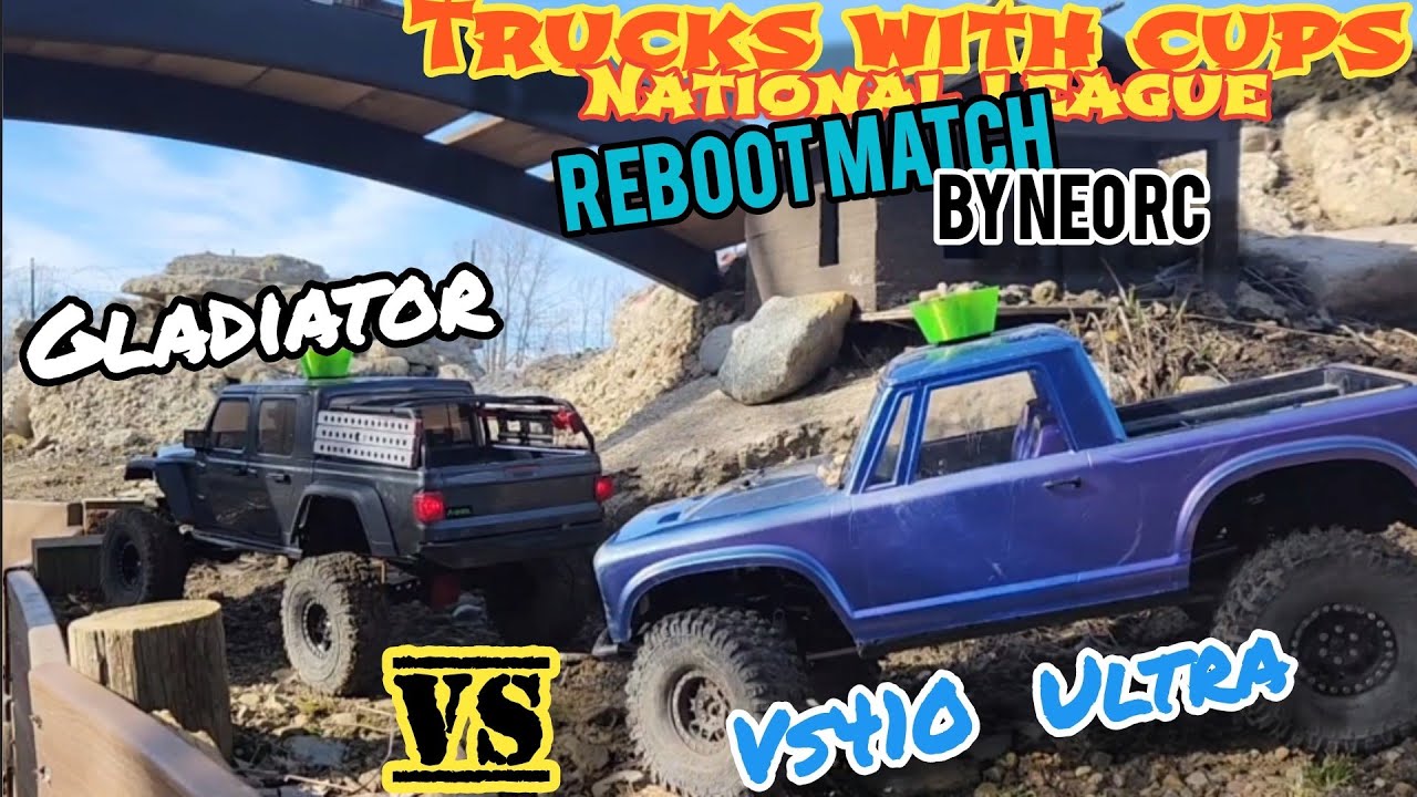 Reboot Rematch! vanquish VS410 ultra vs axial scx10iii Gladiator ...