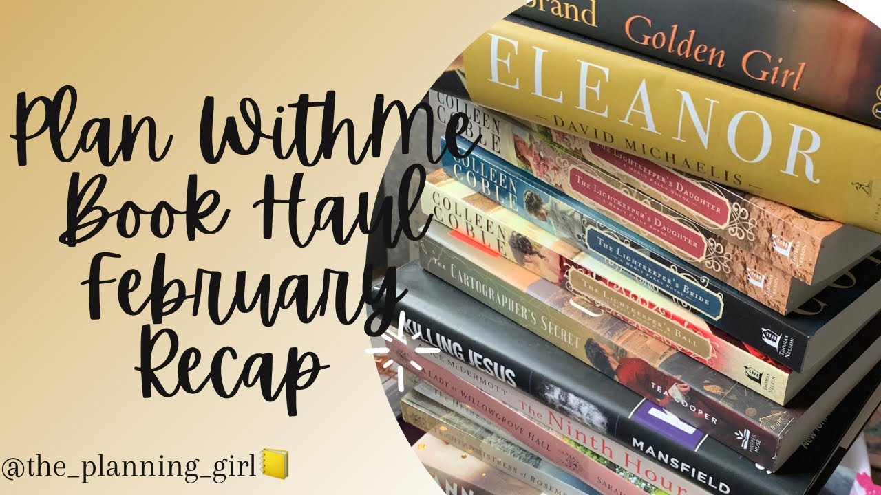 Plan With Me | Book Haul and February Recap! - YouTube