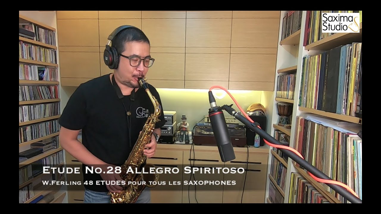 Etude No.28 〉from 48 ETUDES / W.Ferling / Saxophone Classique 🎻 - YouTube
