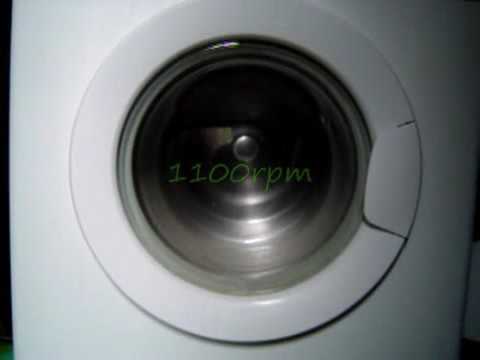 candy nova cn146 washing machine fast spin 1400rpm part1 - YouTube