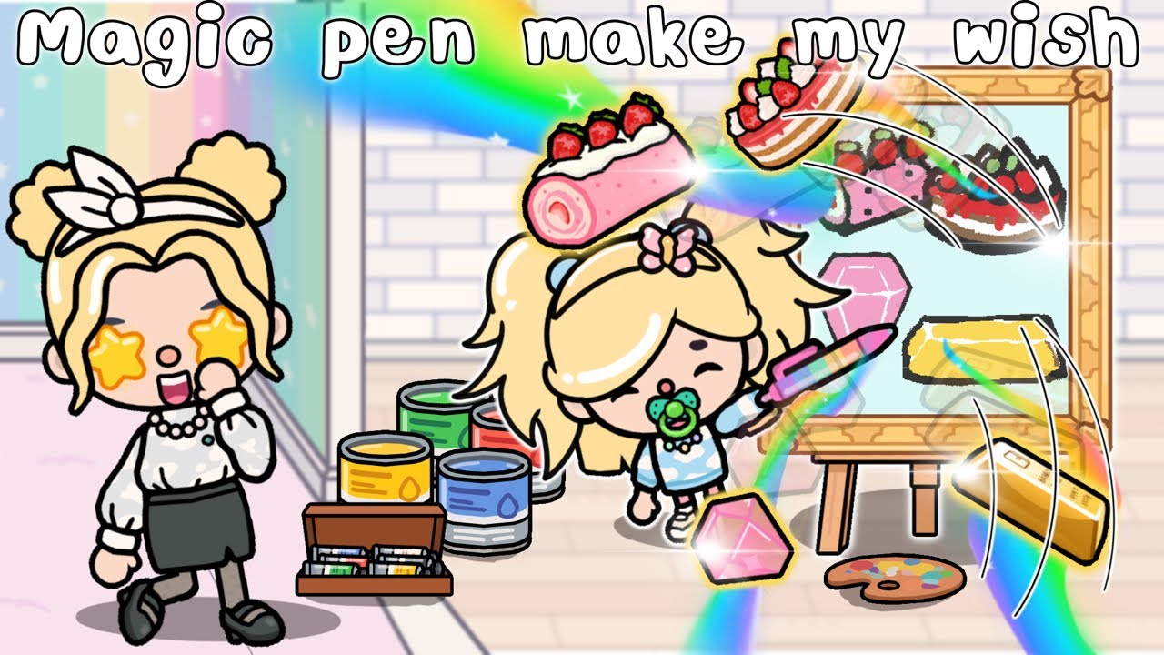 Magic Pen Make My Wish 🥰 Toca life story l Toca Boca - YouTube