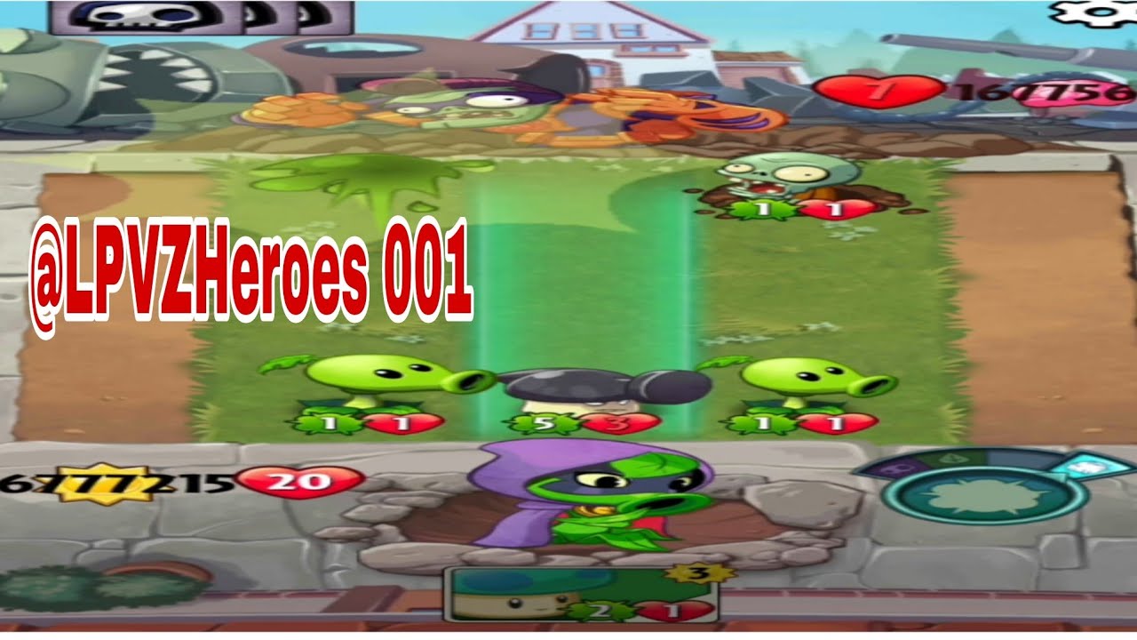 #Part 001. PVZ Heroes Plants vs Zombies-Walkthrough Mod Menu Gameplay ...