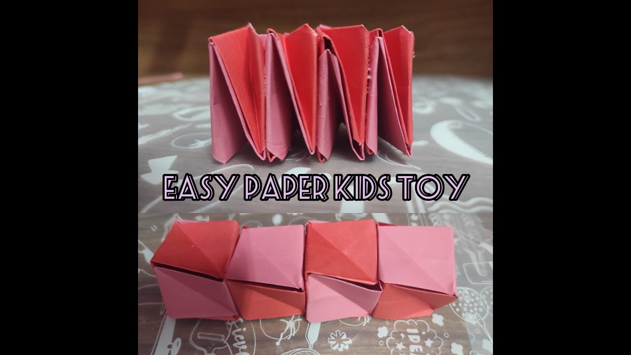Easy Paper Kids Toy/ Five Minutes All Time - YouTube