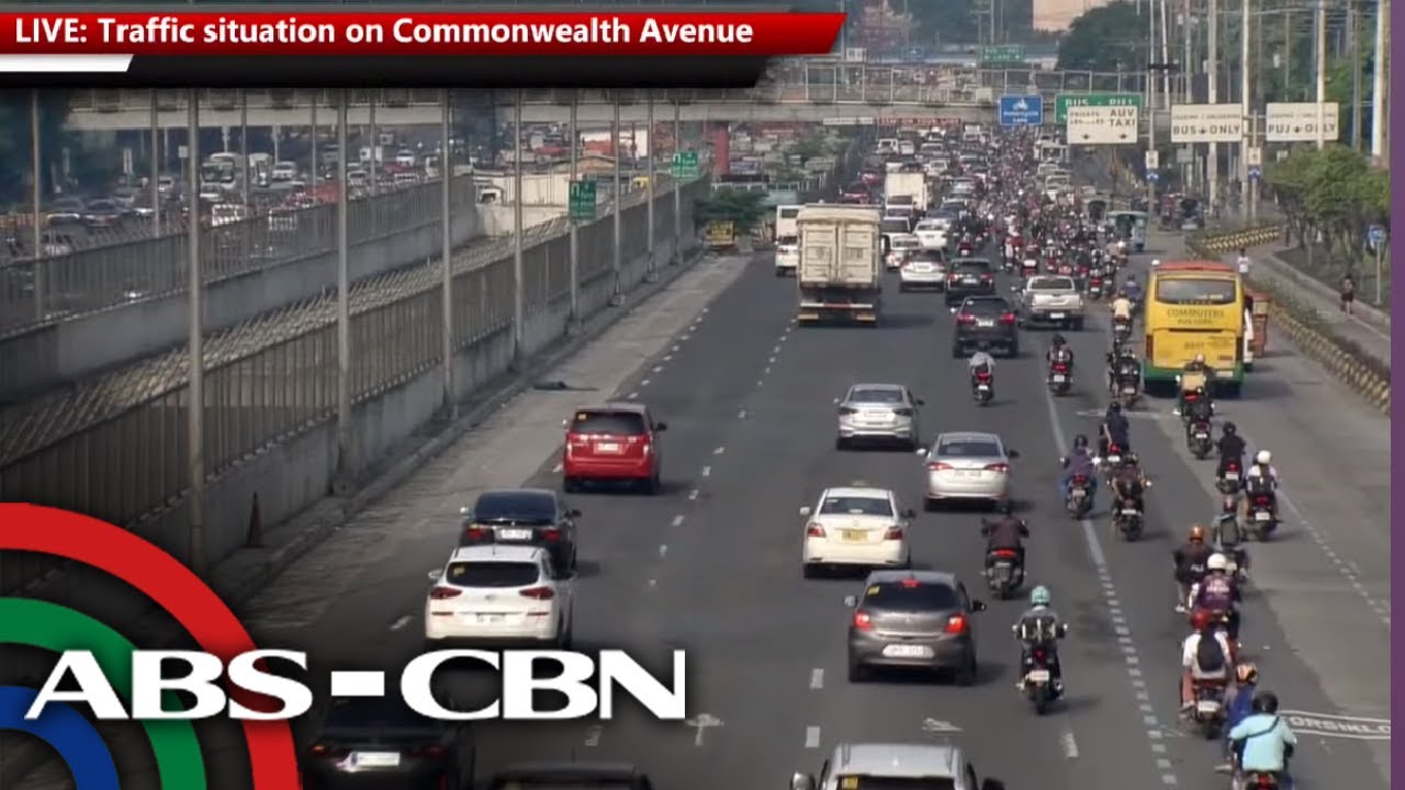 LIVE: Traffic situation on Commonwealth Avenue | ABS-CBN News - YouTube