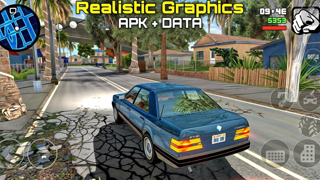😱GTA SA Realistic Graphics MOD Android | GTA SA Remastered Ultra HD ...