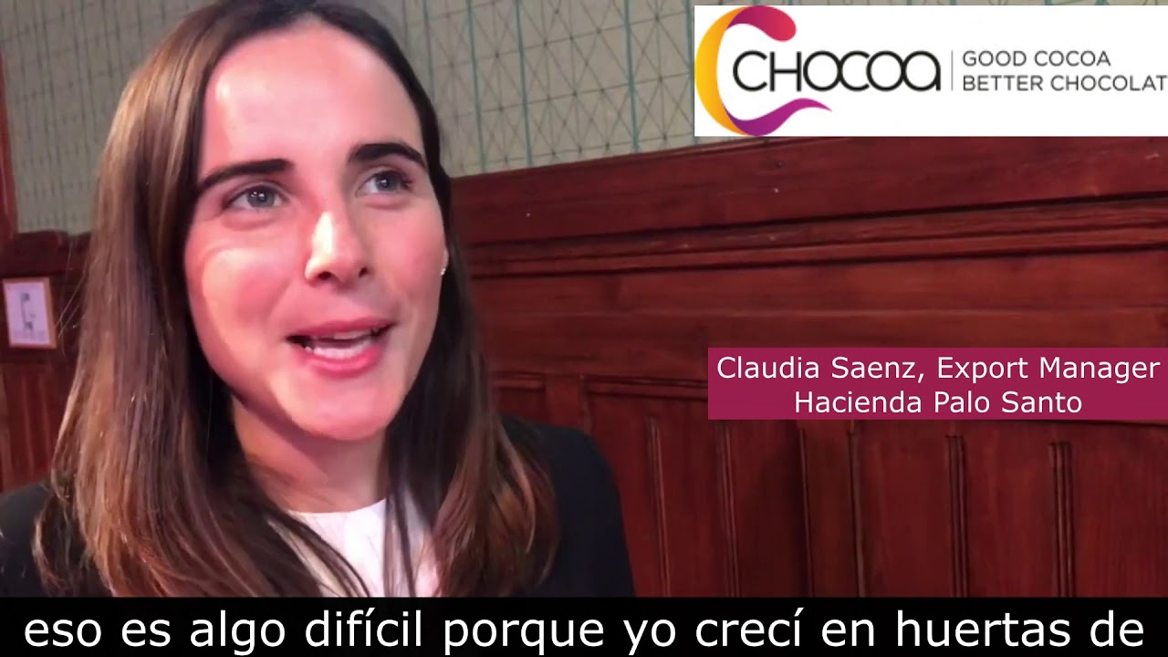 Claudia Sáenz de la empresa ecuatoriana Palo Santo. - YouTube