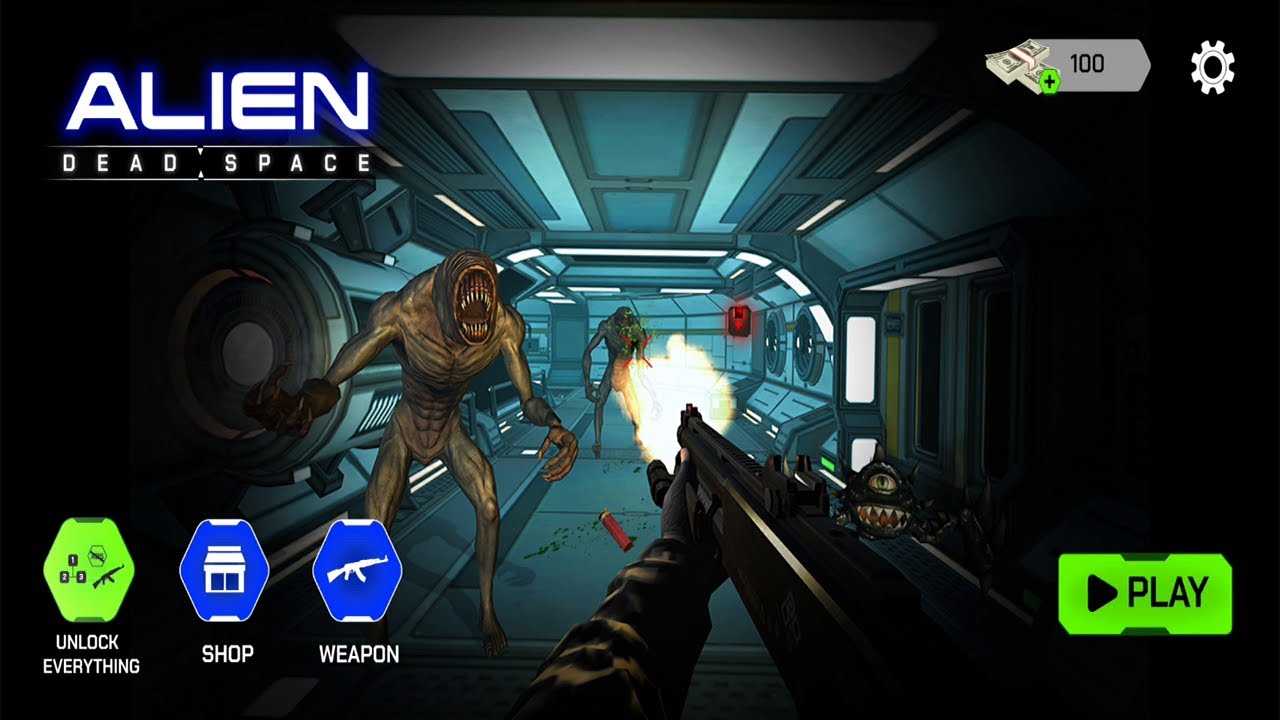 Alien dead space part sci fi level 2 gameplay egames - YouTube
