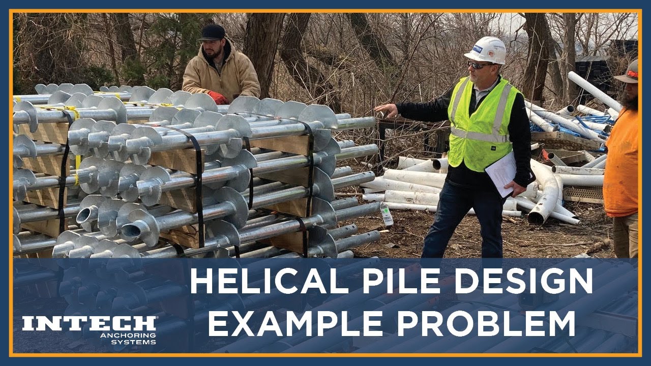 Helical Pile Design Example Problem - YouTube