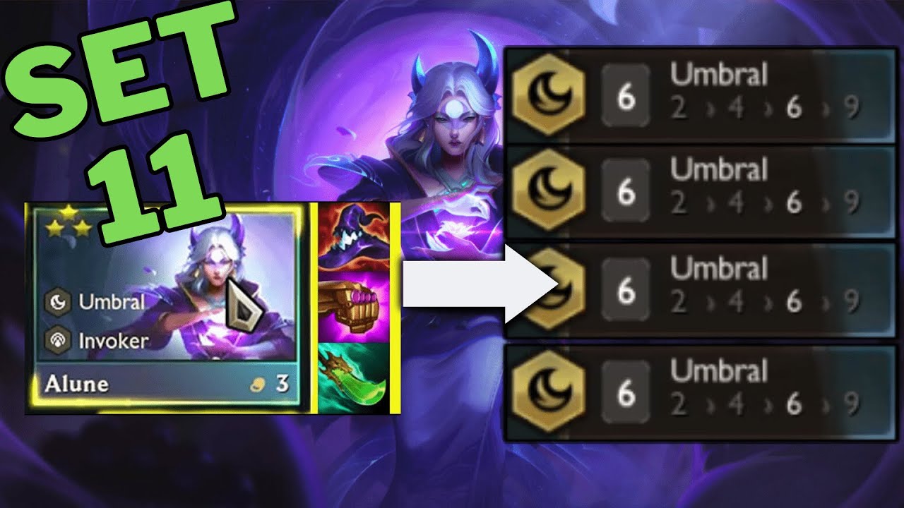 Tft Set 11 6 Umbral Alune 3 Star Carry With Kayne Youtube