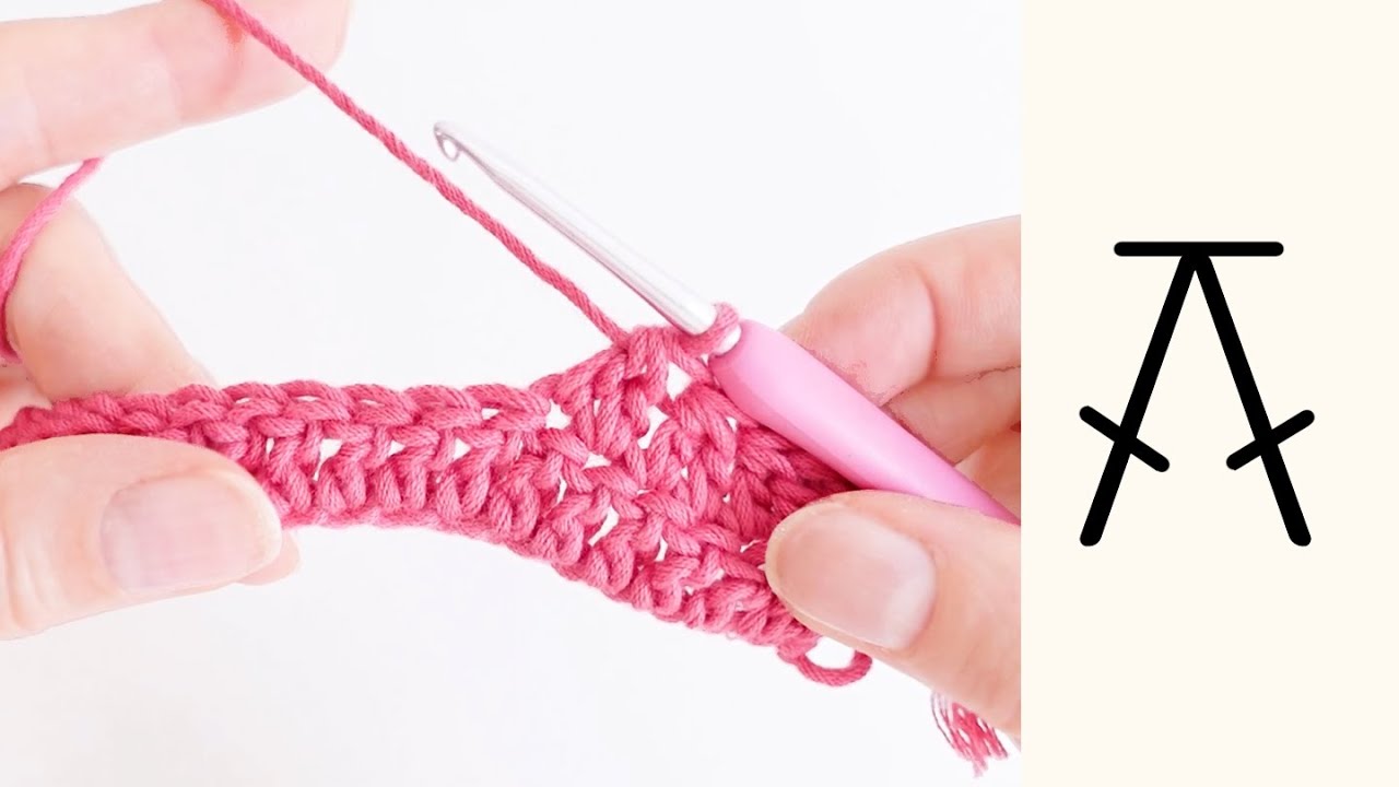 【CROCHET Beginner lesson】Double crochet two together (dc2tog) - YouTube
