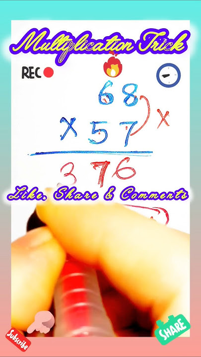 Math Tricks For Fast Calculation | Mathematics Tricks |#maths #mathstricks #mathpuzzle #multiply ...