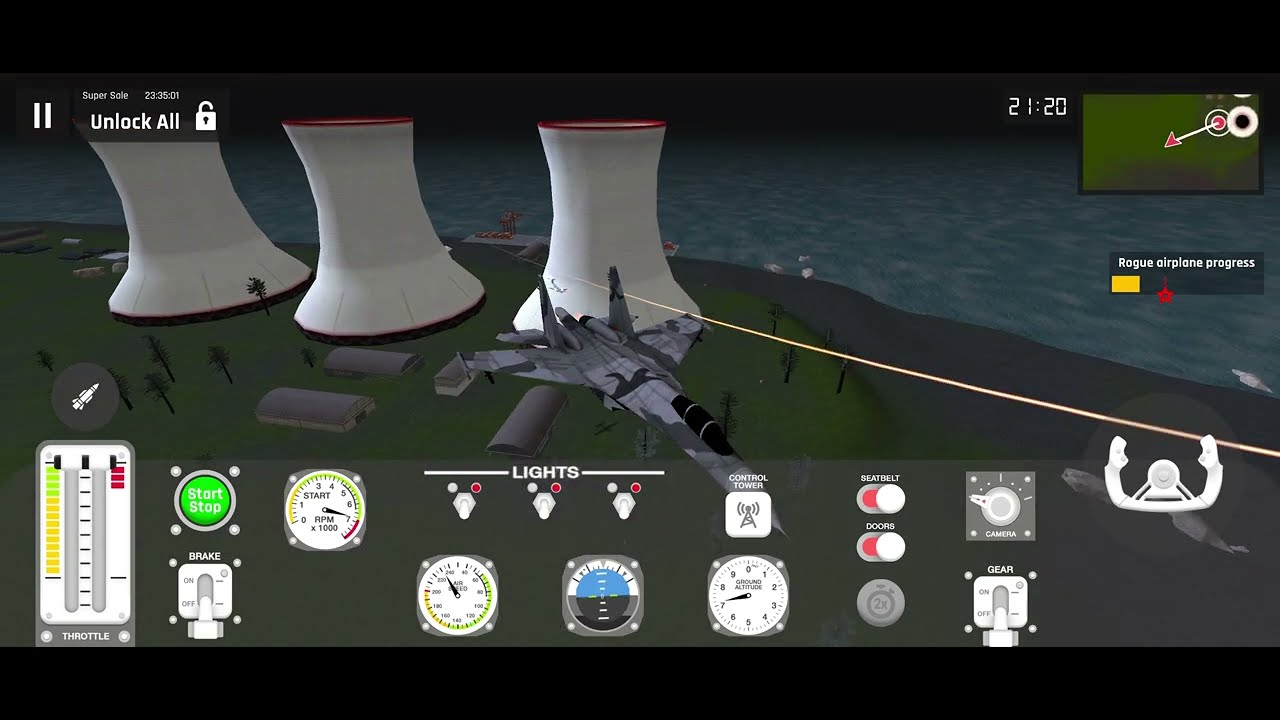 Airplane Flight Simulator - Mission 15 - YouTube