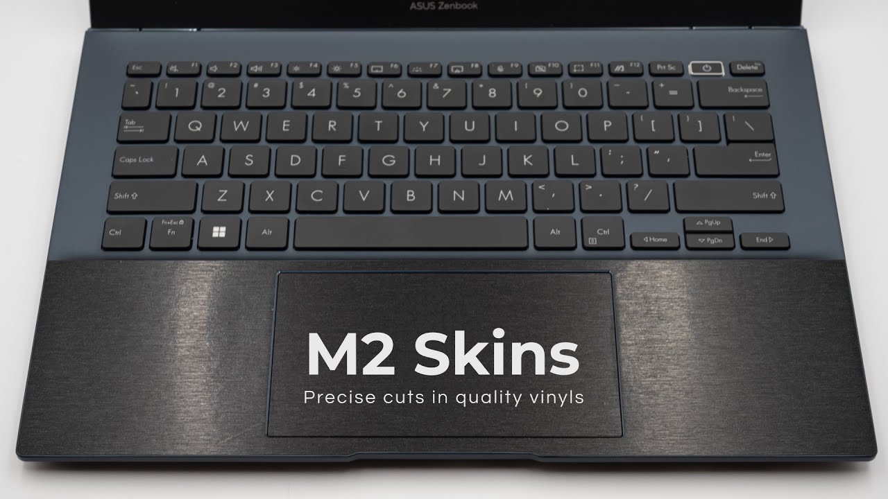 M2Skins Asus Zenbook 14 (2022) Advanced Palm Rest Skin Installation ...