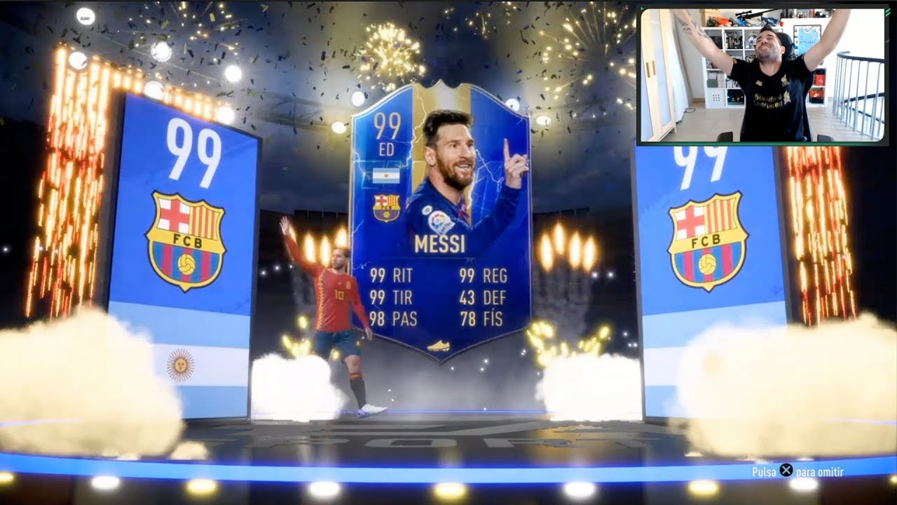 MESSI TOTS IN A PACK EN RECOMPENSAS DE FUT CHAMPIONS !!! EL SEGUNDO ...