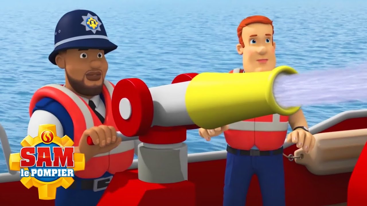 Le pompier Sam et le PC Malcolm se mettent au travail! | Sam le Pompier ...