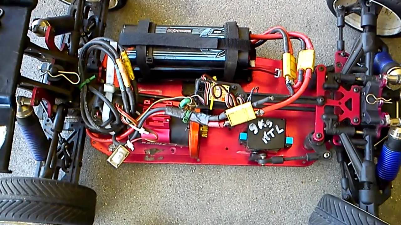 Converted brushless thunder tiger eb4 s2 - YouTube