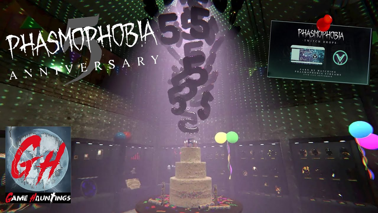 Phasmophobia : 5 Years Anniversary Event ! and New Badge Drop - YouTube