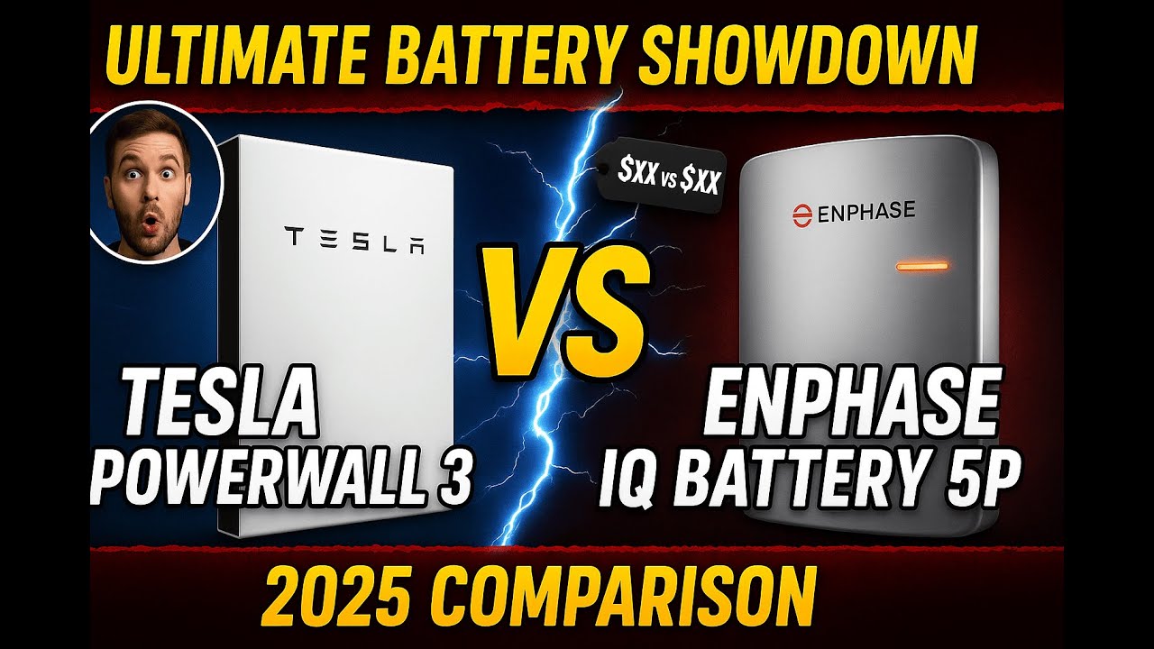 Tesla Powerwall 3 vs. Enphase IQ Battery 5P: Which Home Battery is ...