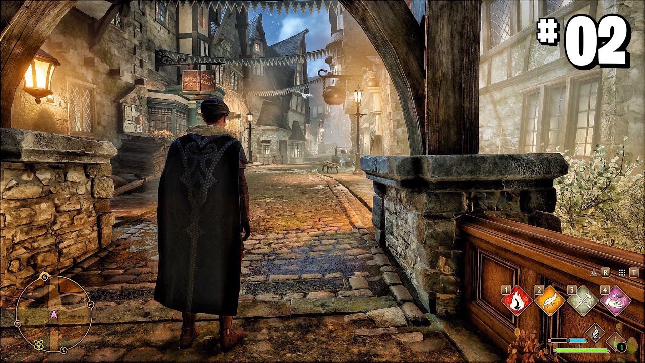 The Enchanted Town of Hogsmeade | Hogwarts Legacy part 2 - YouTube