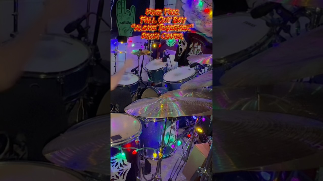 Mike Faz: Fall Out Boy - Alone Together (Drum Cover) #FallOutBoy #FOB # ...