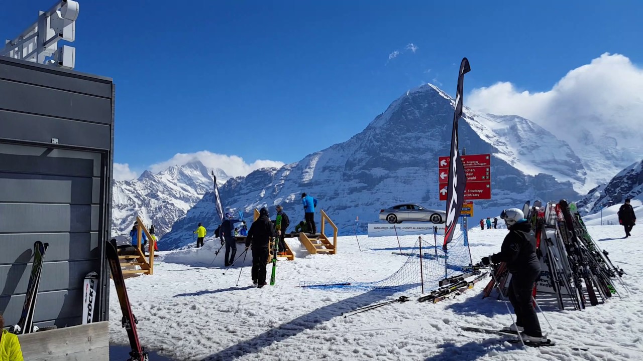 Switzerland skiing , Interlaken - YouTube