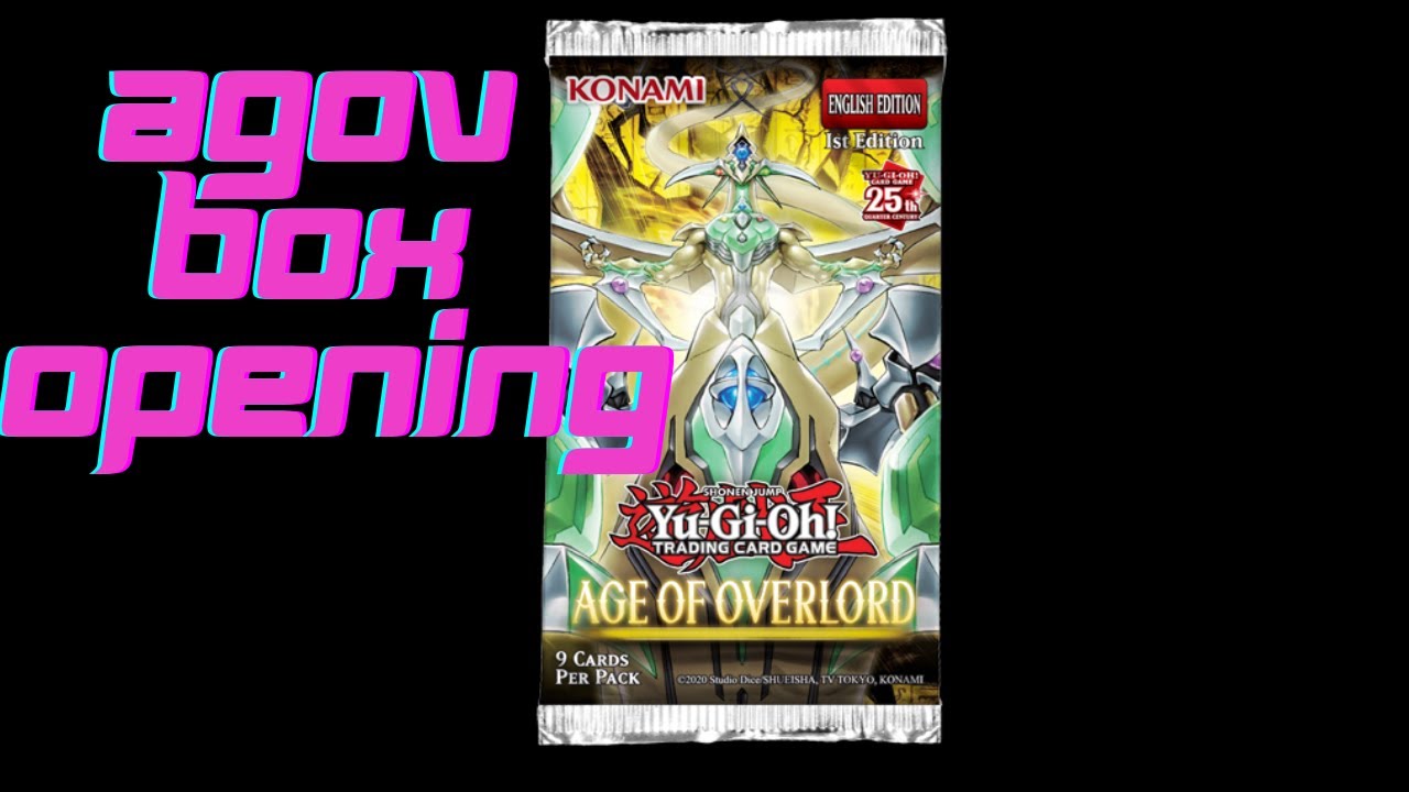 Yugioh AGE OF OVERLOAD BOX OPENING - YouTube