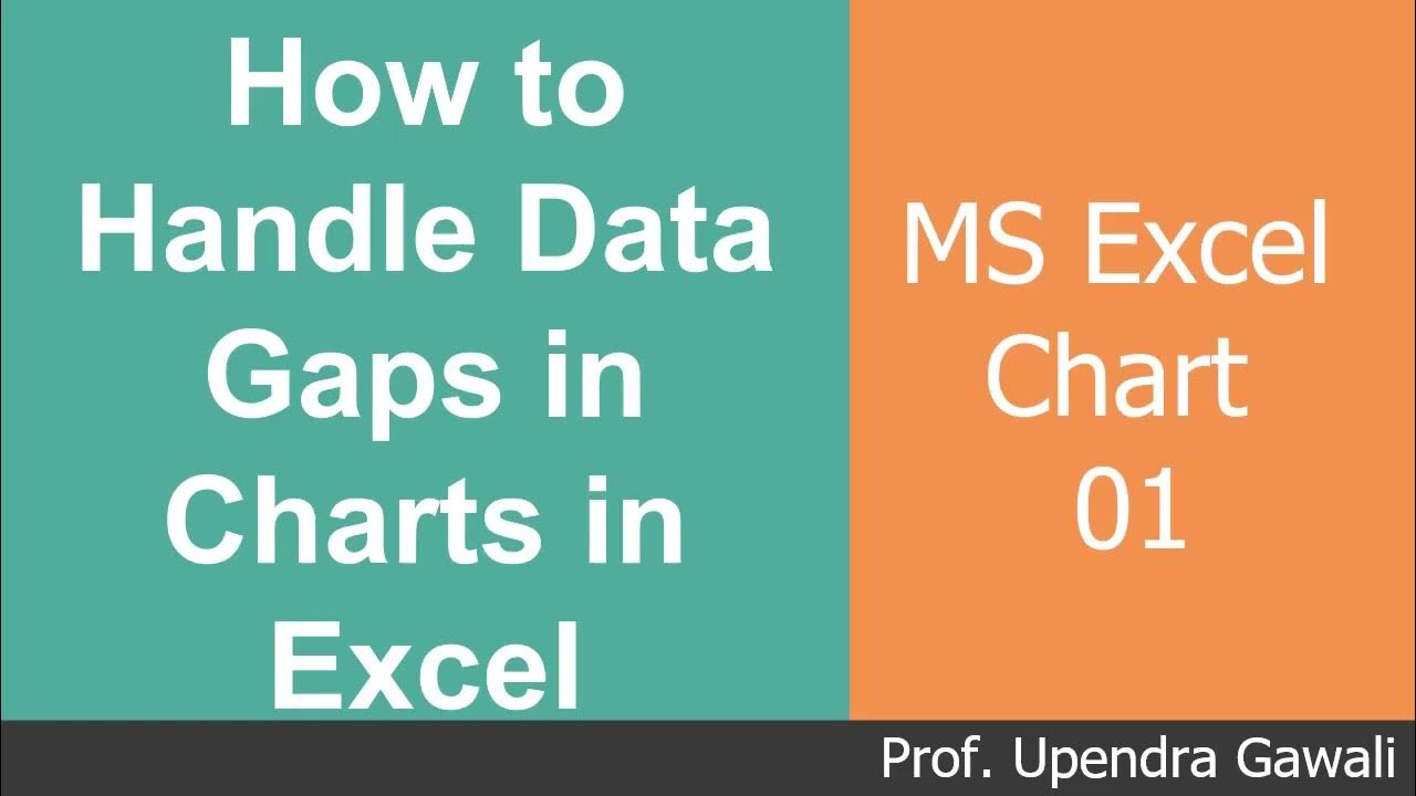 How to Handle Data Gaps in Charts in Excel - YouTube