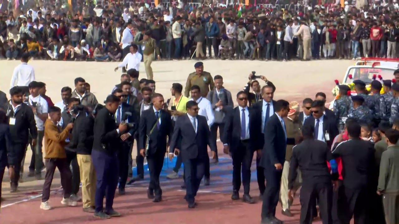 77th Republic Day: National flag unfurling at Malupur in Vav-Tharad ...
