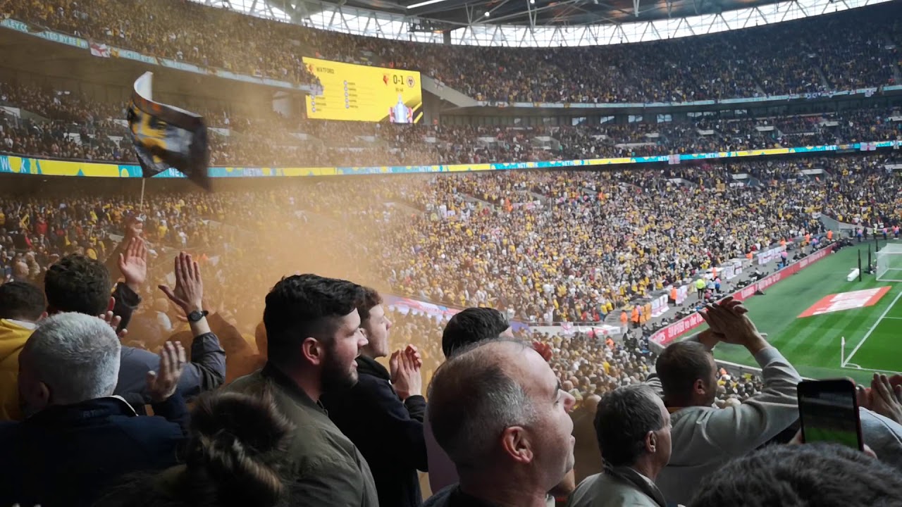 Watford v Wolves Fa Cup semi final Wembley - YouTube