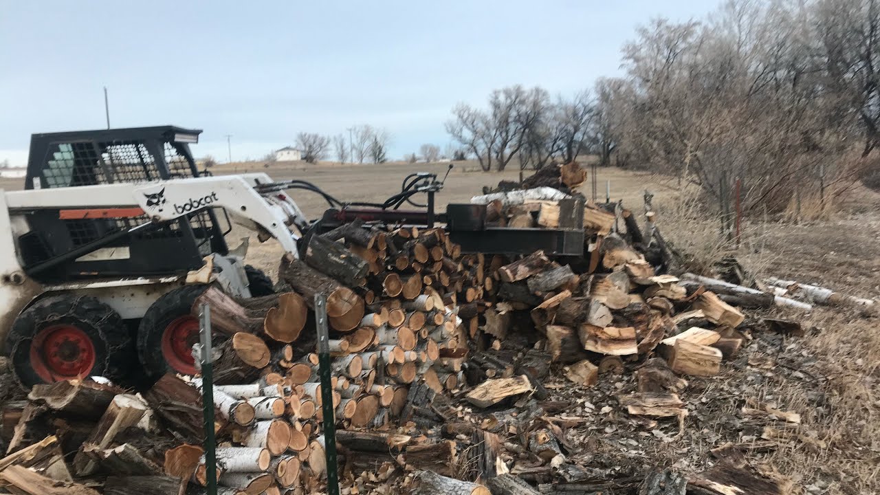 Home made log splitter to quick attach conversion. DIY skid steer ...