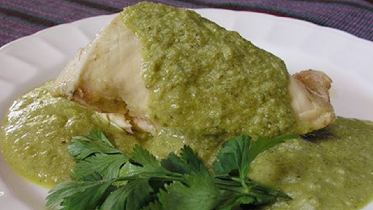 Receta para preparar filete de pescado en mole verde. Filete de pescado ...