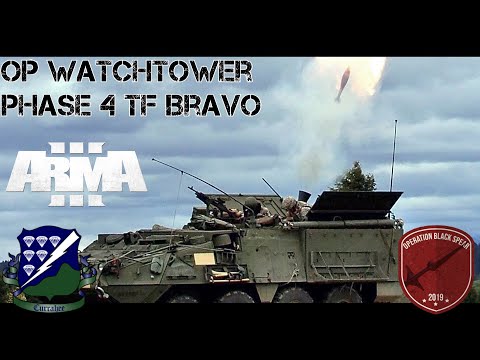 ArmA 3 Infantry Gameplay - Op Watchtower phase 4 - TF Bravo - Commanding