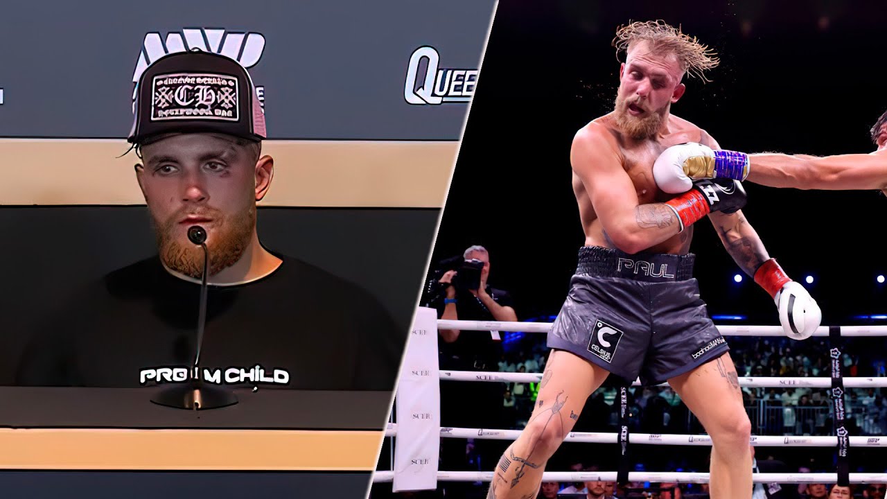 Jake Paul POST FIGHT PRESS CONFERENCE after LOSS to Tommy Fury | Boxing ...