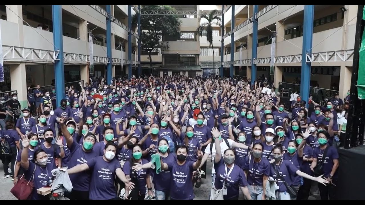 TELUS Days of Giving 2022 (Tondo High School) - YouTube