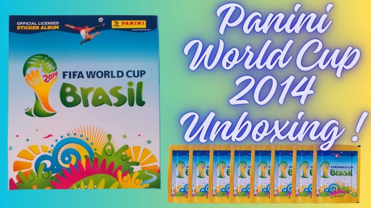 Unboxing Stickers Panini World Cup Coupe du Monde 2014 Brasil Starter ...