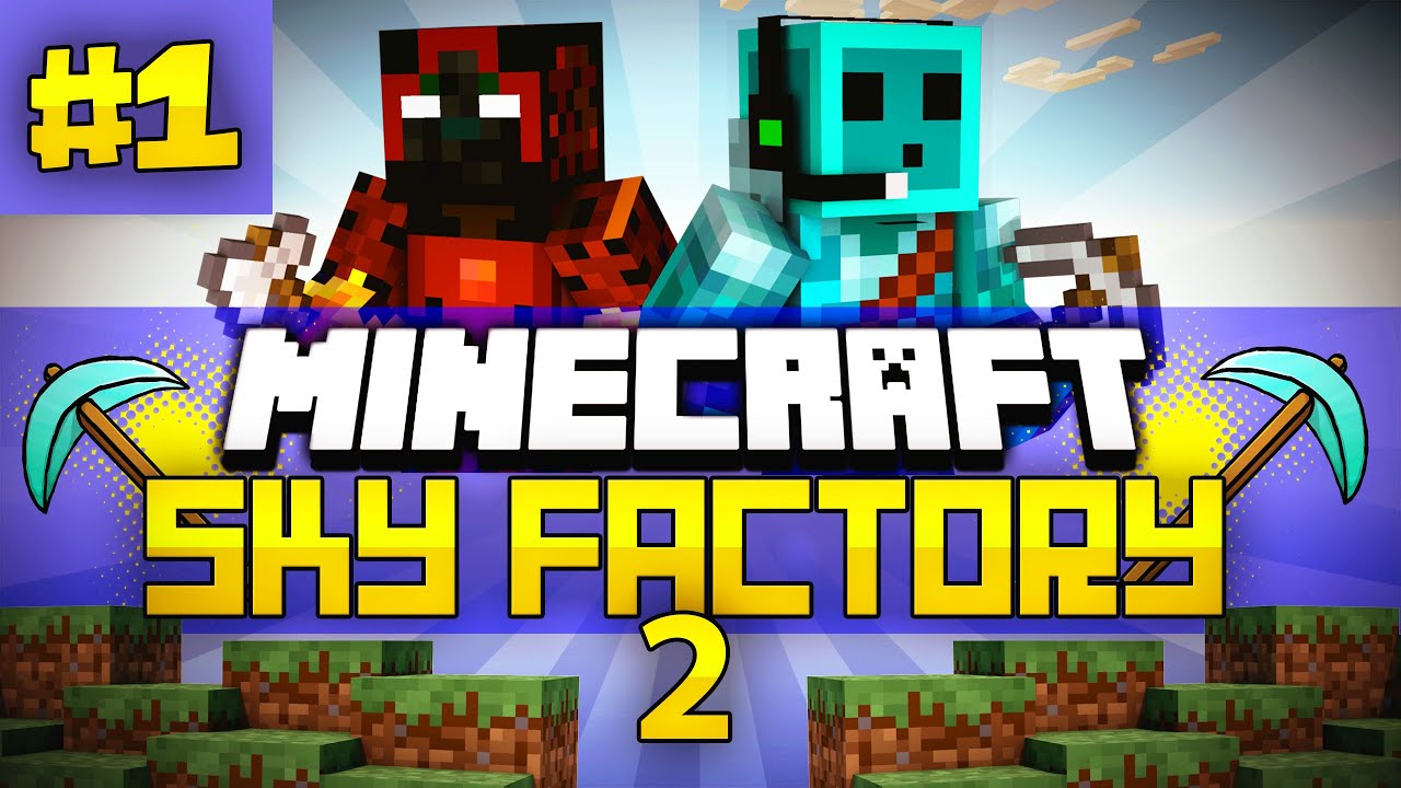 [Minecraft] Sky Factory 2 Ep1 - Tree Farm! - YouTube
