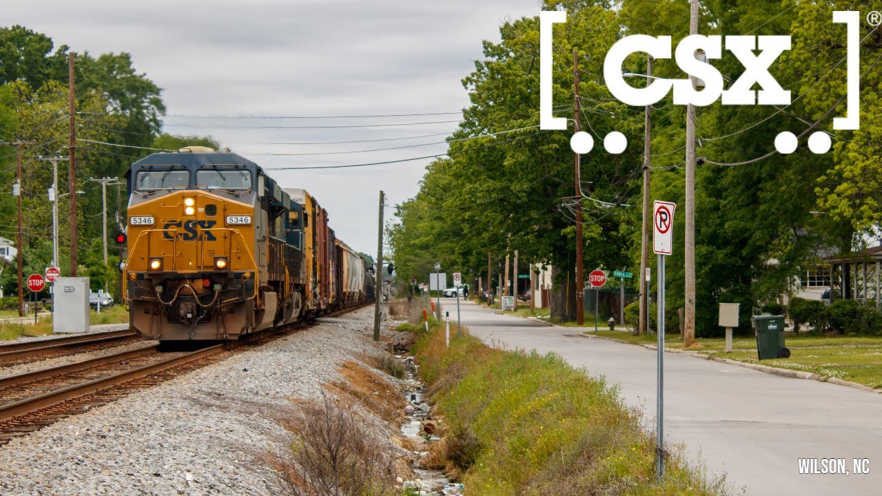CSX 5346 With an Awesome Hybrid RL K5H Leads L225-24 South Thru Wilson ...