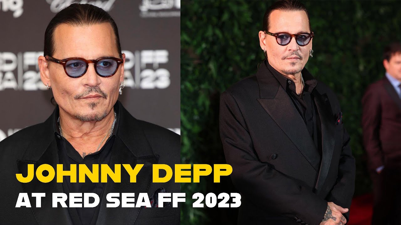Johnny Depp gets BIG STAR welcome at the red Sea Film Festival - YouTube