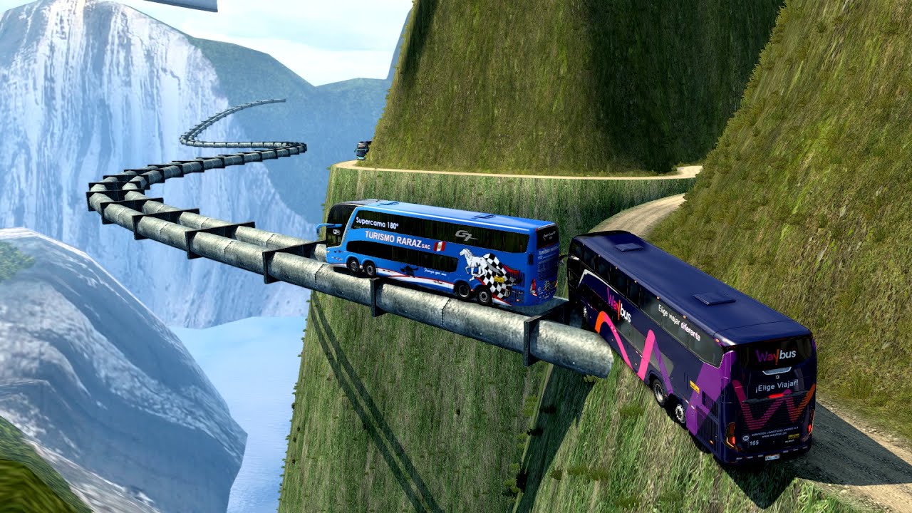 Deadly Roads | World’s Most Dangerous Roads | Bus on Dangerous Mountain ...