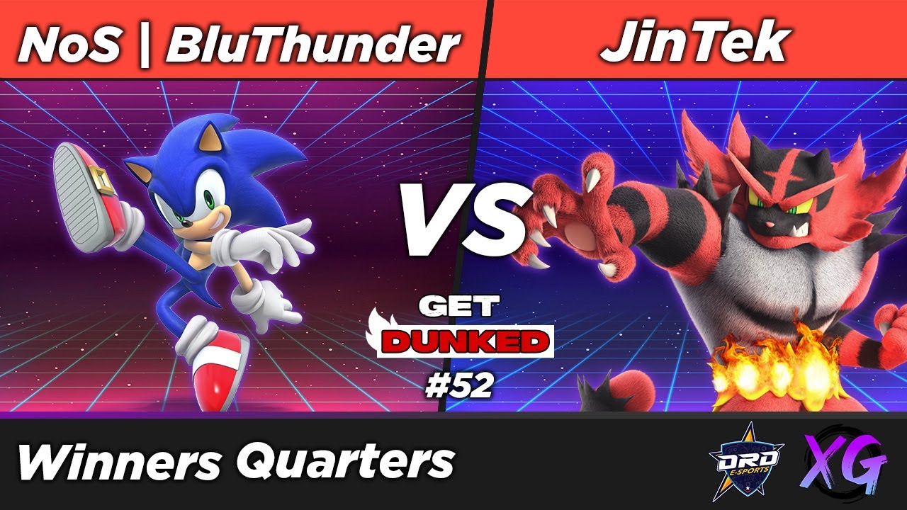 XGGD52 WQ: BluThunder (Sonic) vs JinTek (Incineroar) - YouTube