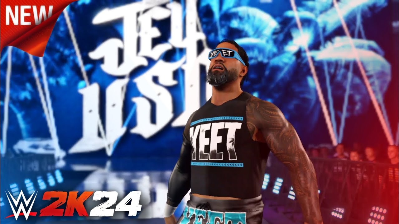 JEY USO NEW UPDATED RAW ATTIRE | WWE2K24 MODS - YouTube