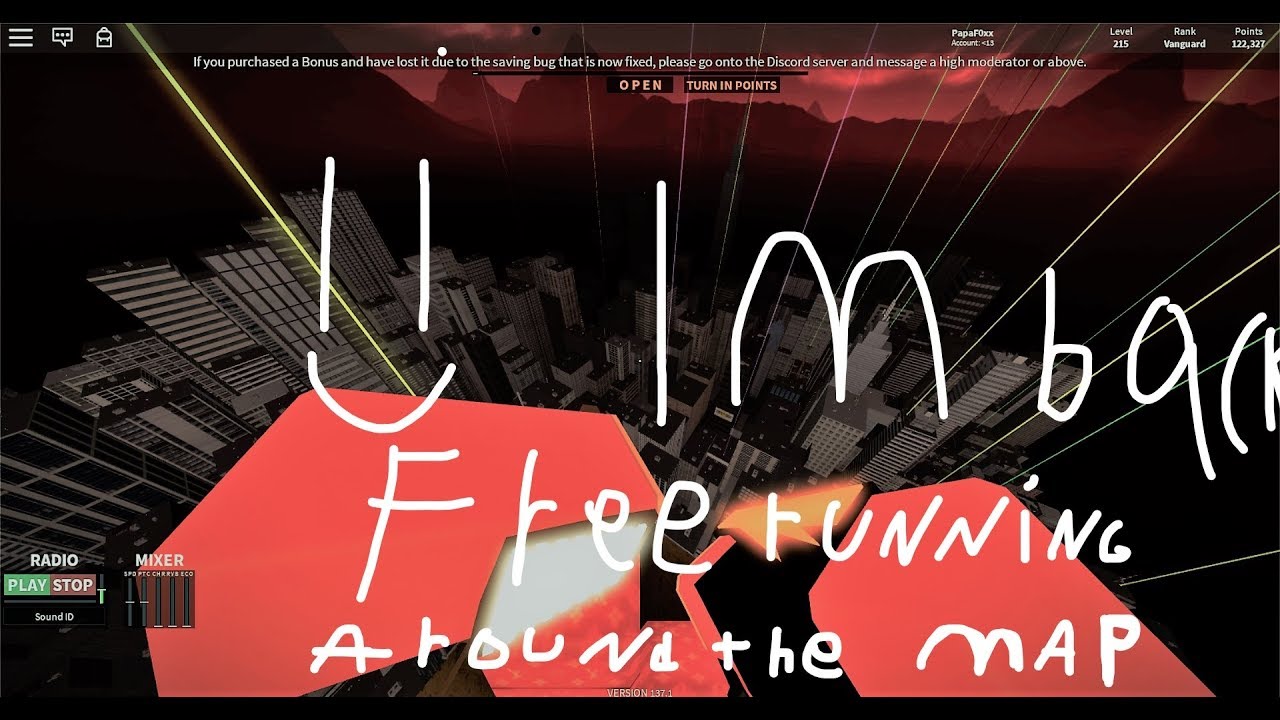 I'm Back!! Free Running Around the new map - YouTube