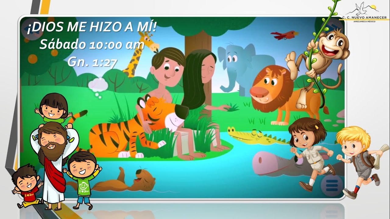 Clase par niños. Tema: ¡Dios me hizo! - YouTube