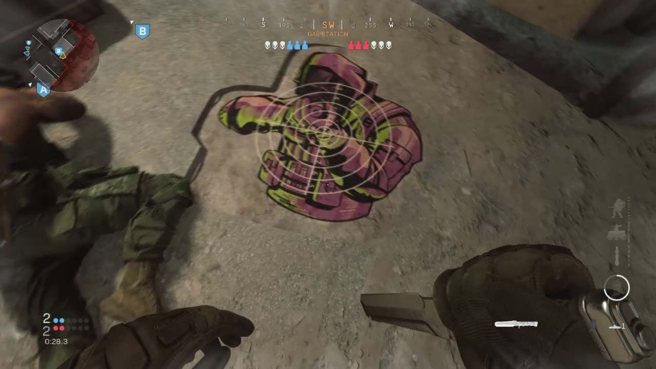 Modern warfare spray paint ninja defuse - Talisk Backlot - YouTube