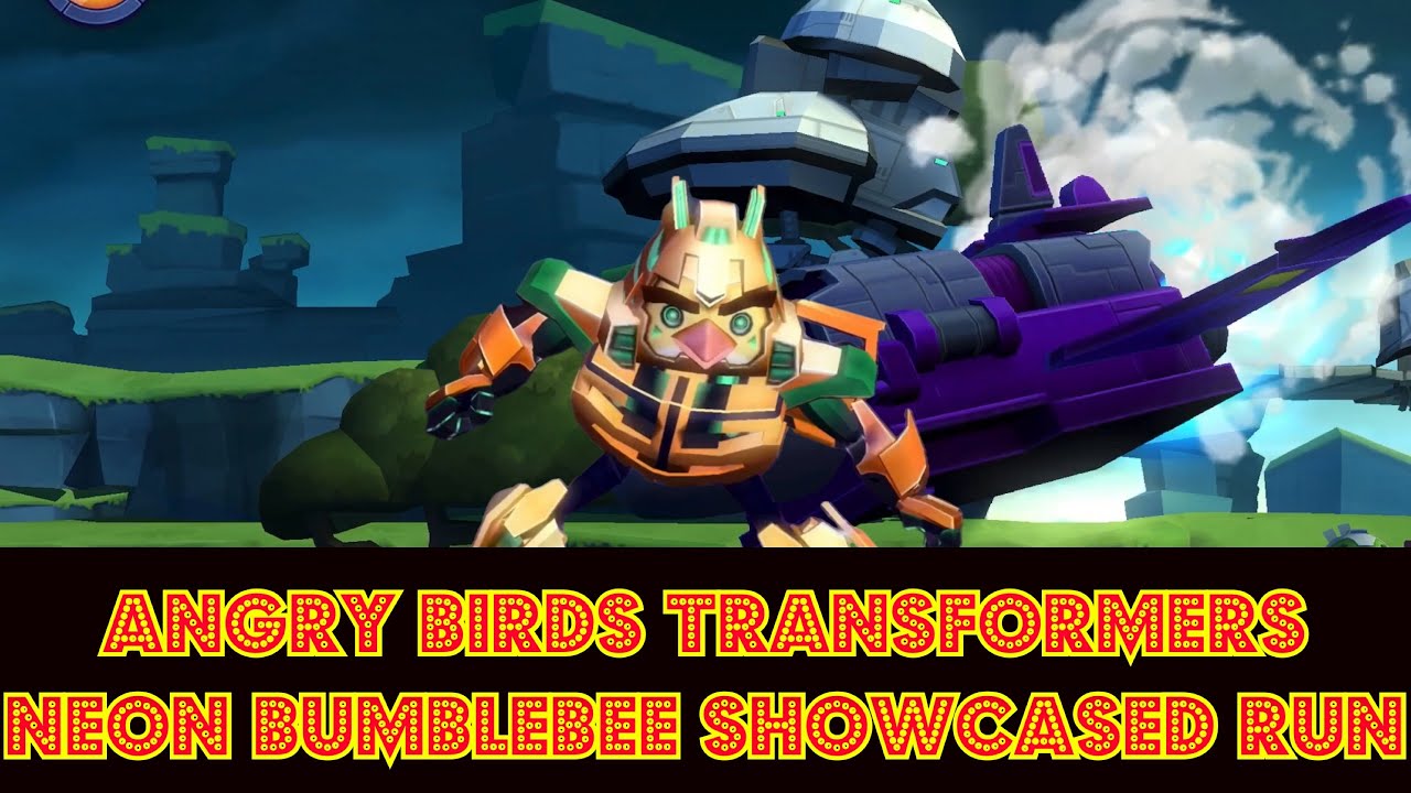 🦝Angry Birds Transformers Neon Bumblebee showcased run | (Prime Pass ...