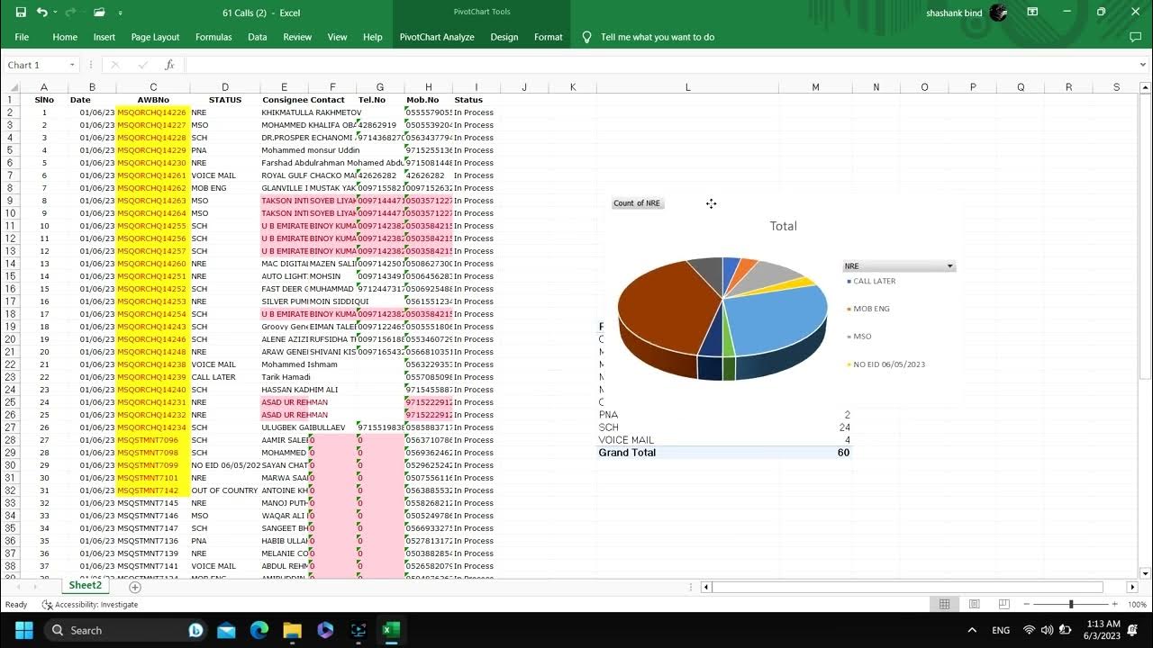 How To Make A Pivot Table In Excel Exceltutorial Youtube