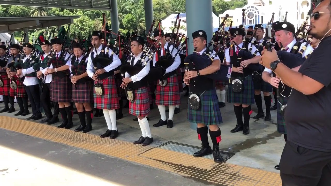 S.E Asian Pipe Band Competition 2019 - YouTube