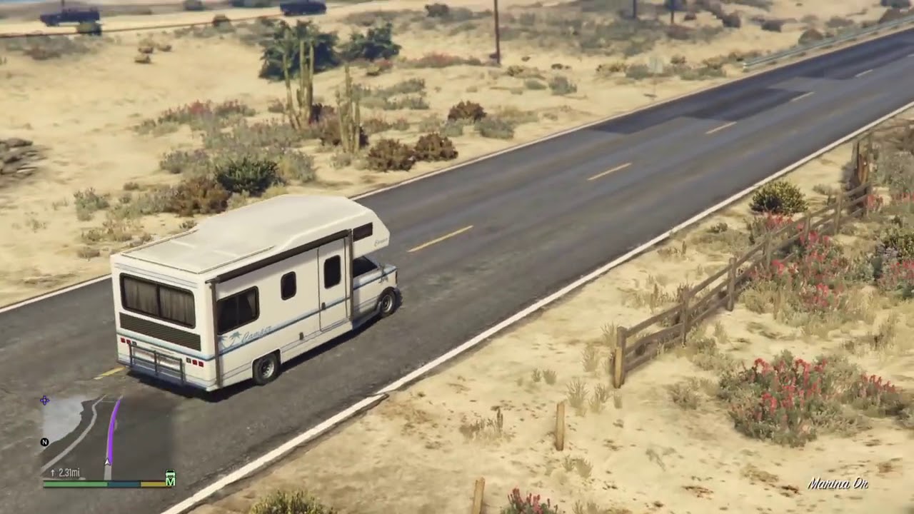 GTA V Next Gen PS4 Brute Camper Van Test Drive - YouTube
