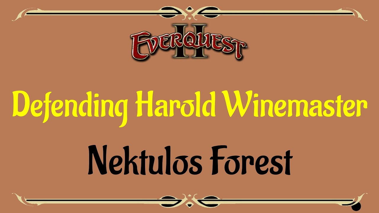 Let's Play - Everquest - Everquest 2 - Nektulos Forest - Defending ...