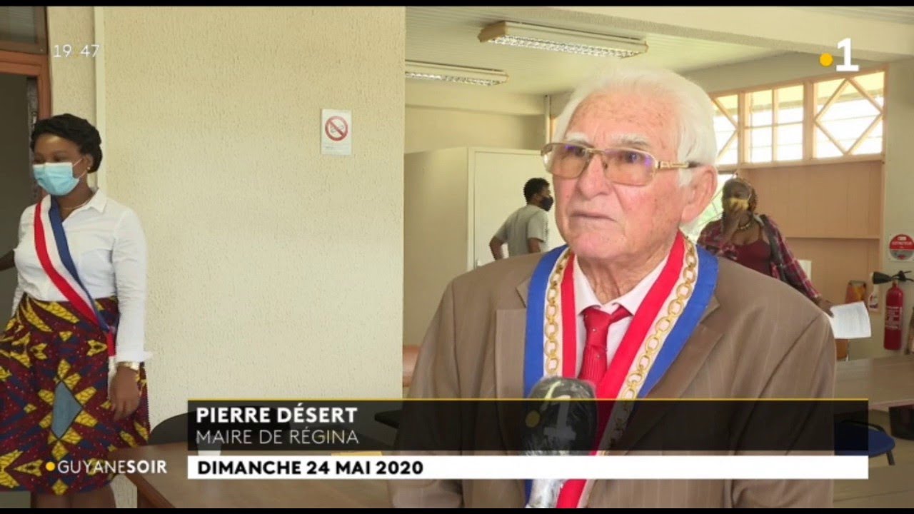 Municipales 2020 : Pierre Désert réélu maire de Régina - YouTube